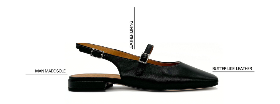 Athena Square Toe Mary Jane Flats – Amie Rafa