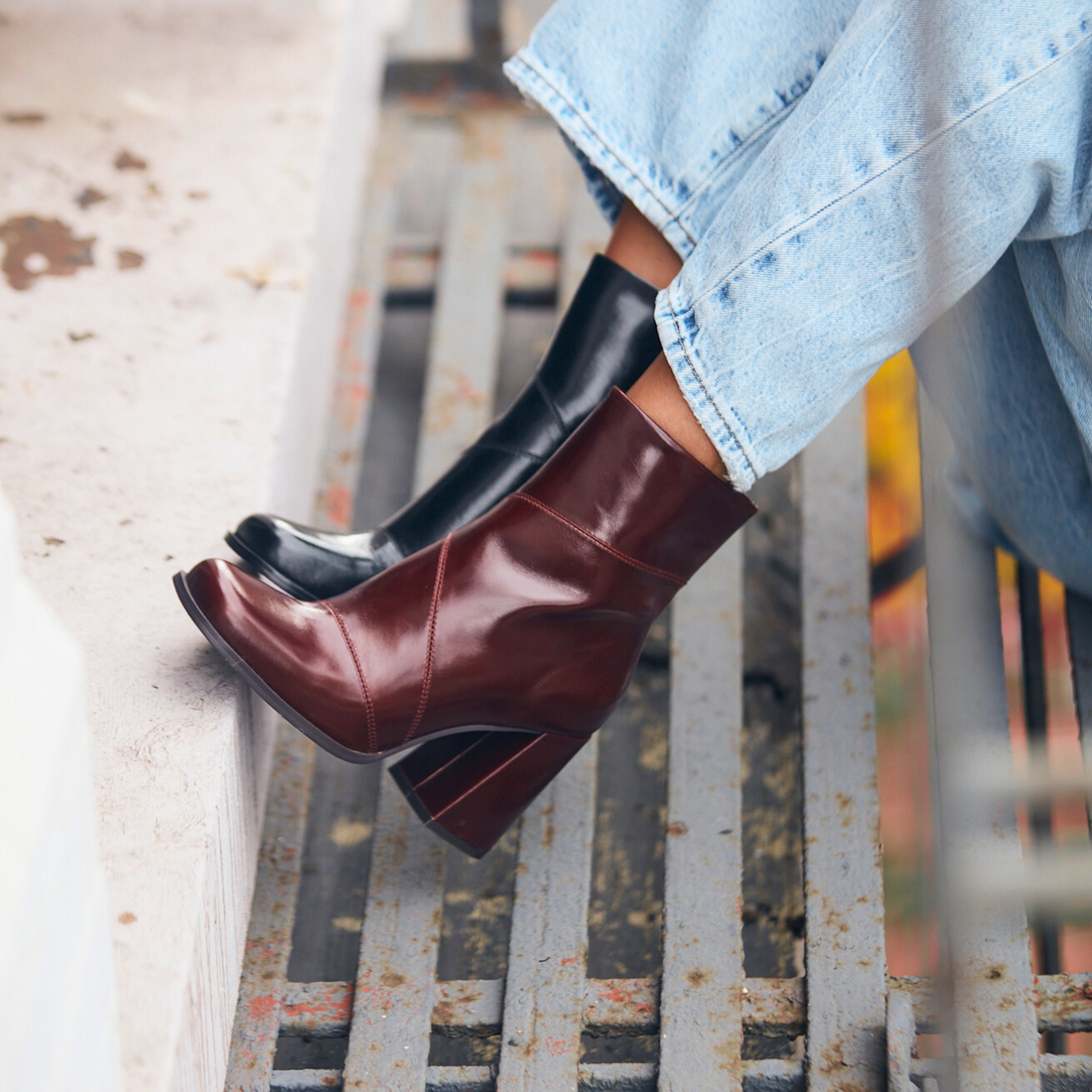 Athena Square Toe Mary Jane Flats – Amie Rafa